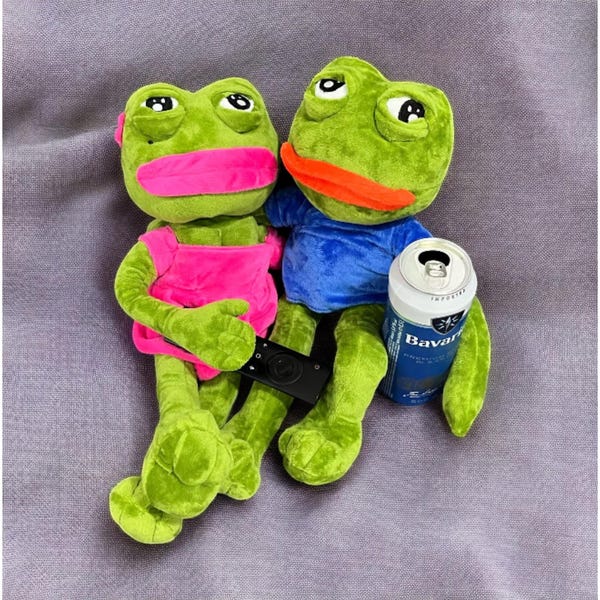 Pepe the Frog Plush - Etsy