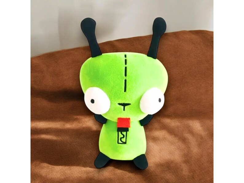 Invader Zim Dog Plush, Alien 3D Eyes Toy, Soft Anime Plush Toy ...