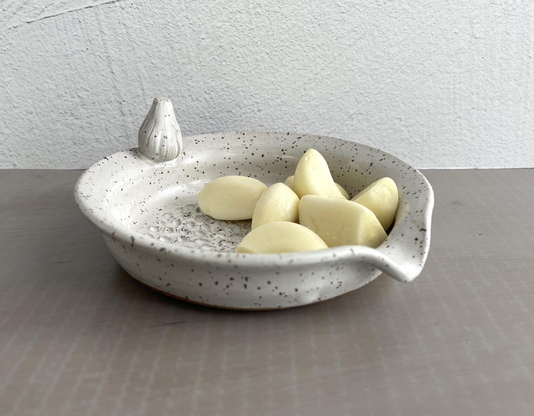 Ceramic Garlic Grate Plate/garlic Plate - Etsy