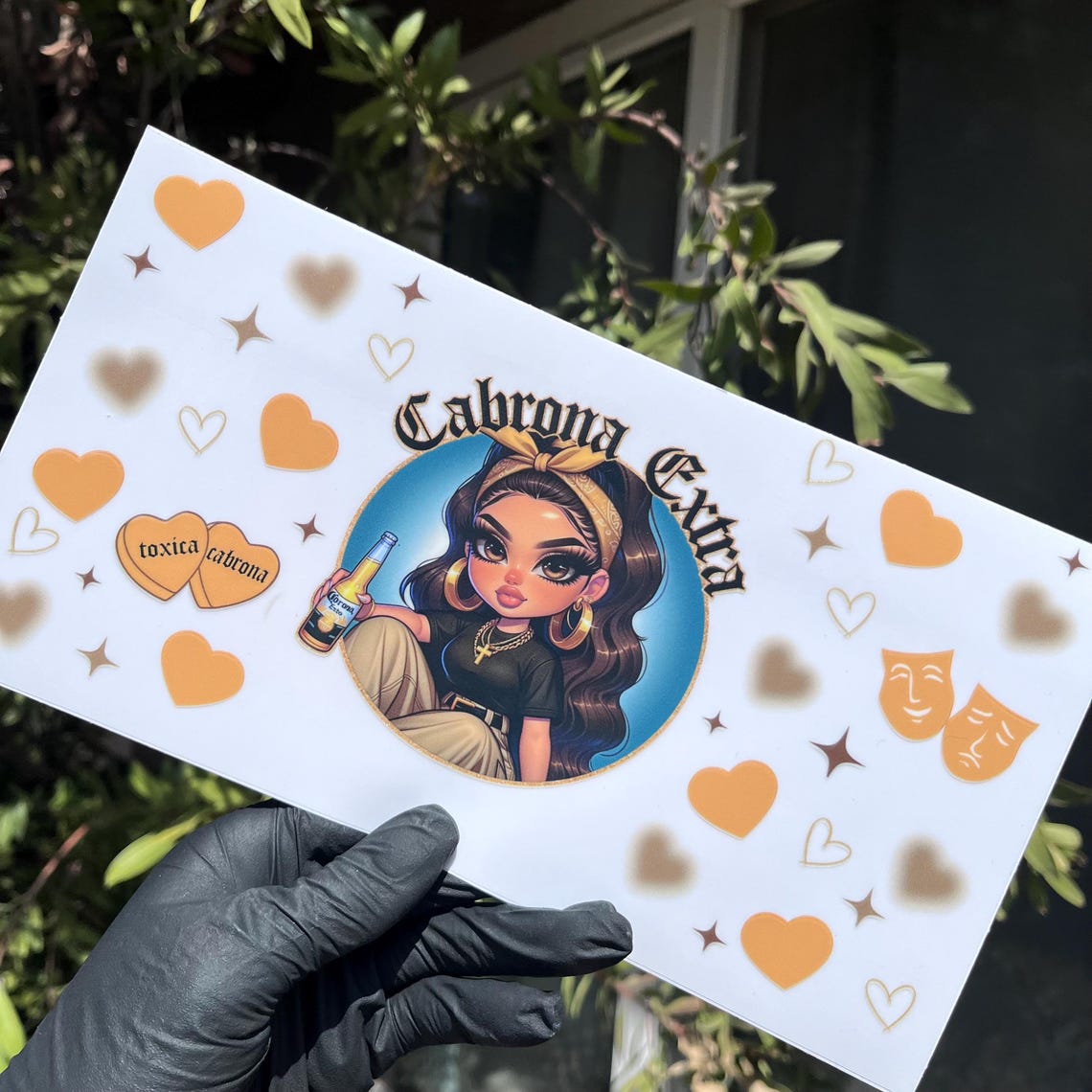 UV DTF WRAP Cabrona Toxica Chicana Latina Mexicana - Etsy