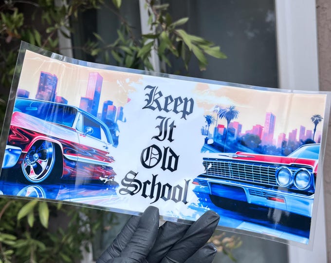 UV DTF WRAP Old School - Oldies but Goodies Lowrider - Etsy