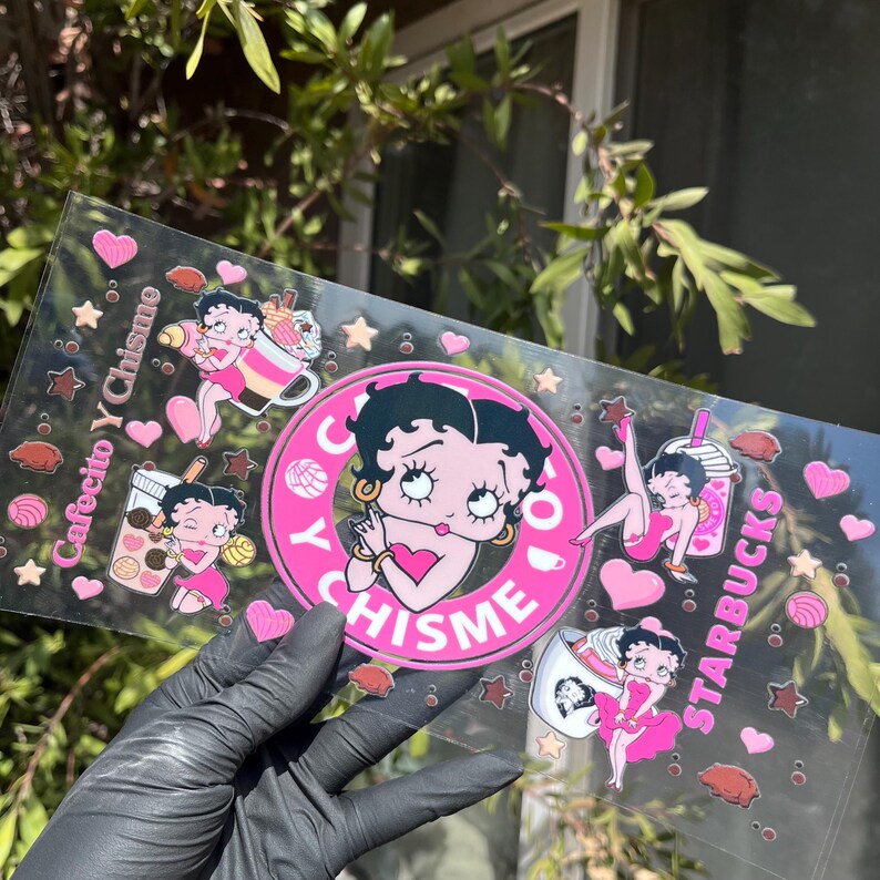 16oz UV DTF WRAP Betty Girl - Etsy