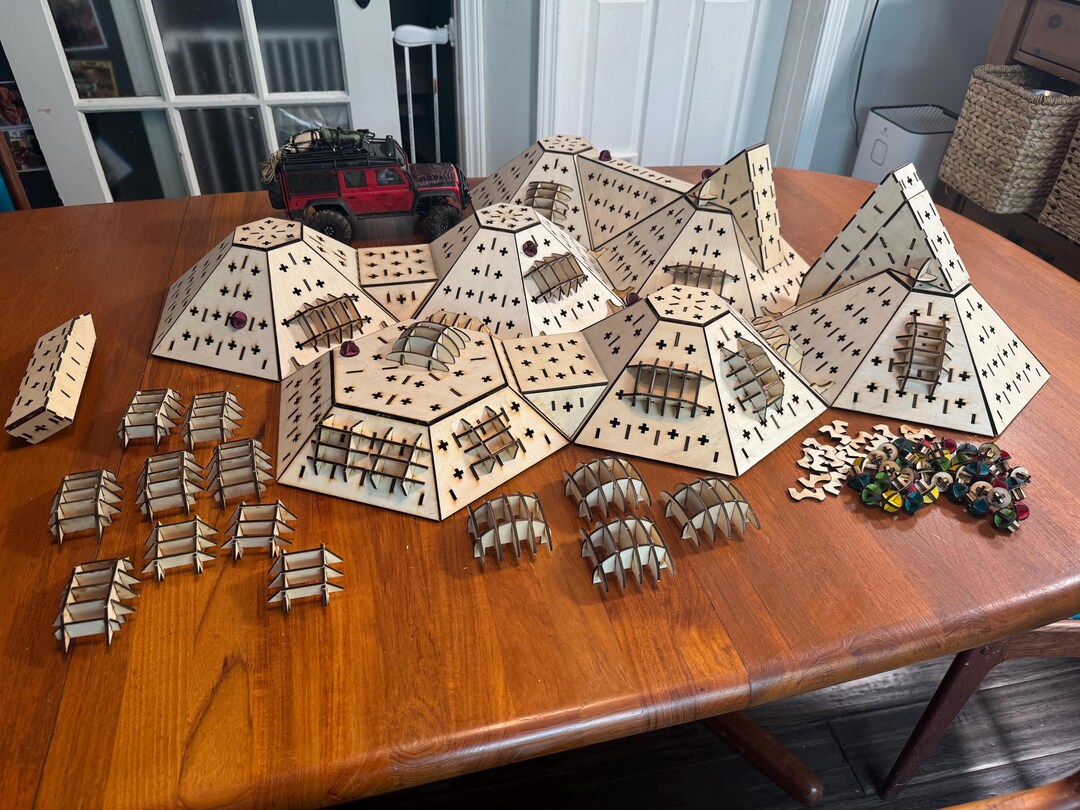 Modular RC Crawler Terrain 1/18 and 1/24 Scale 7 Hex Starter Kit ...