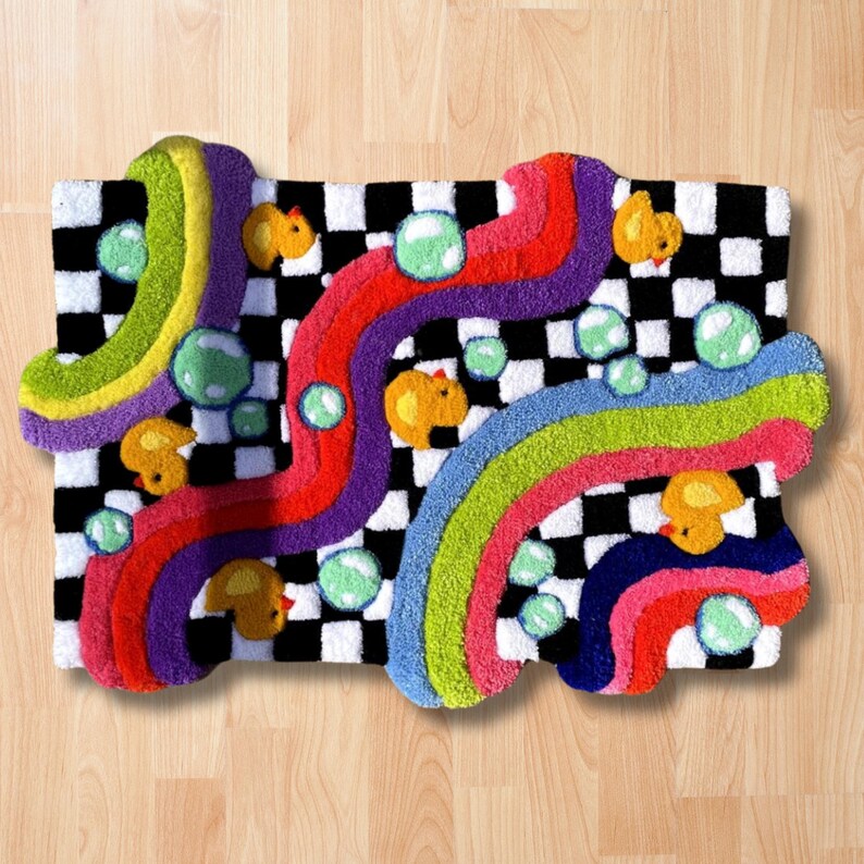 Handmade Carpet Luxury Vintage Design Authentic Rug With Modern Pattern ...