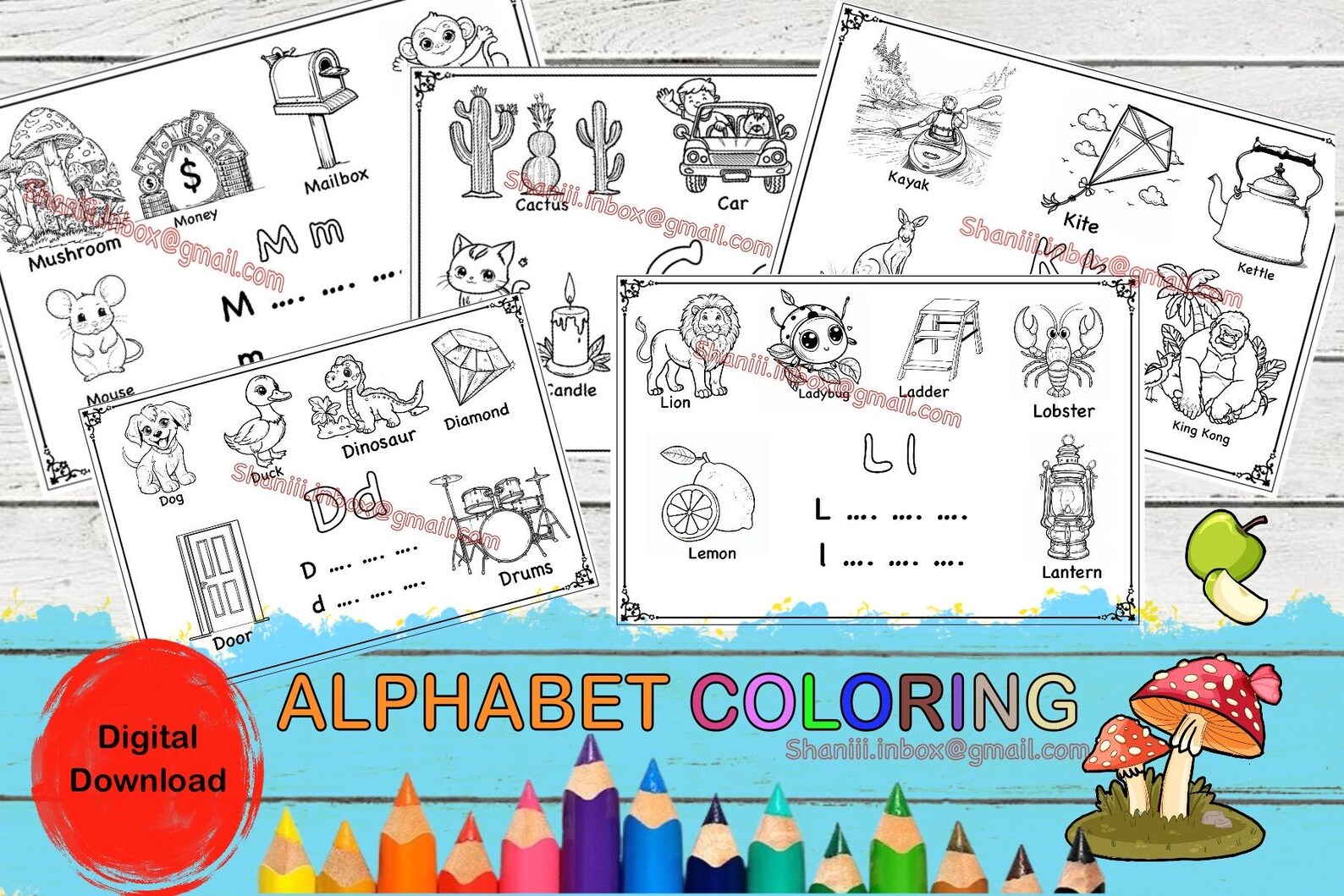 New !! Alphabet Coloring Pages, Pre-school Coloring, Alphabet ...