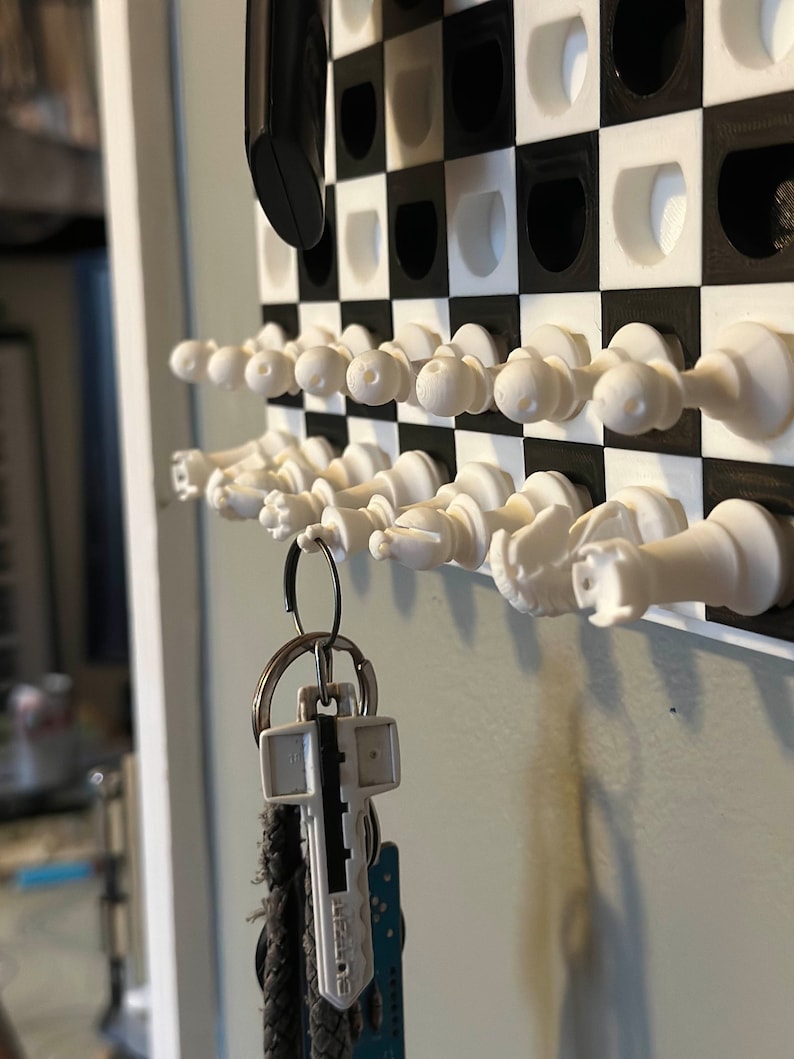 Chess Set Key Holder - Etsy