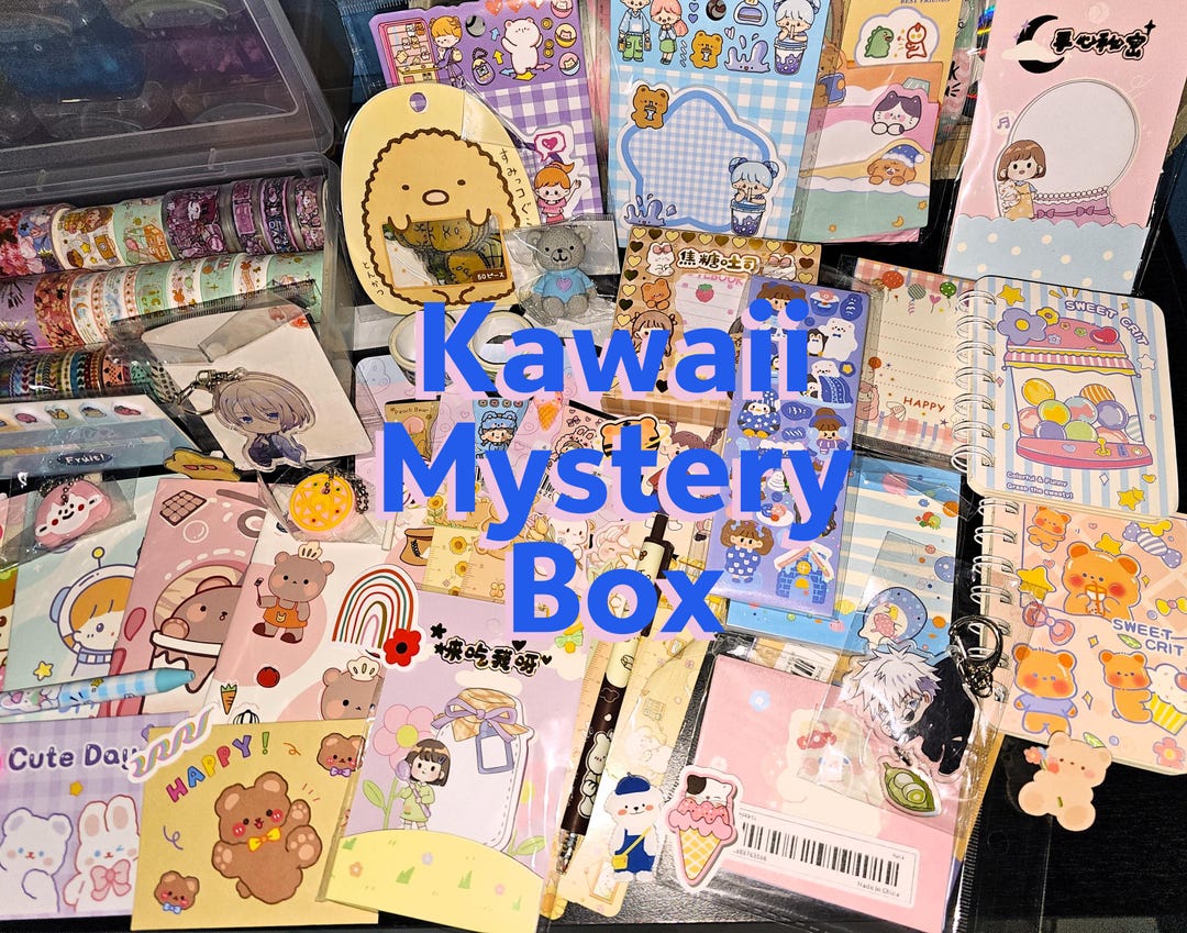 Kawaii Mystery Box | Stationery, School Supplies and More! - Etsy