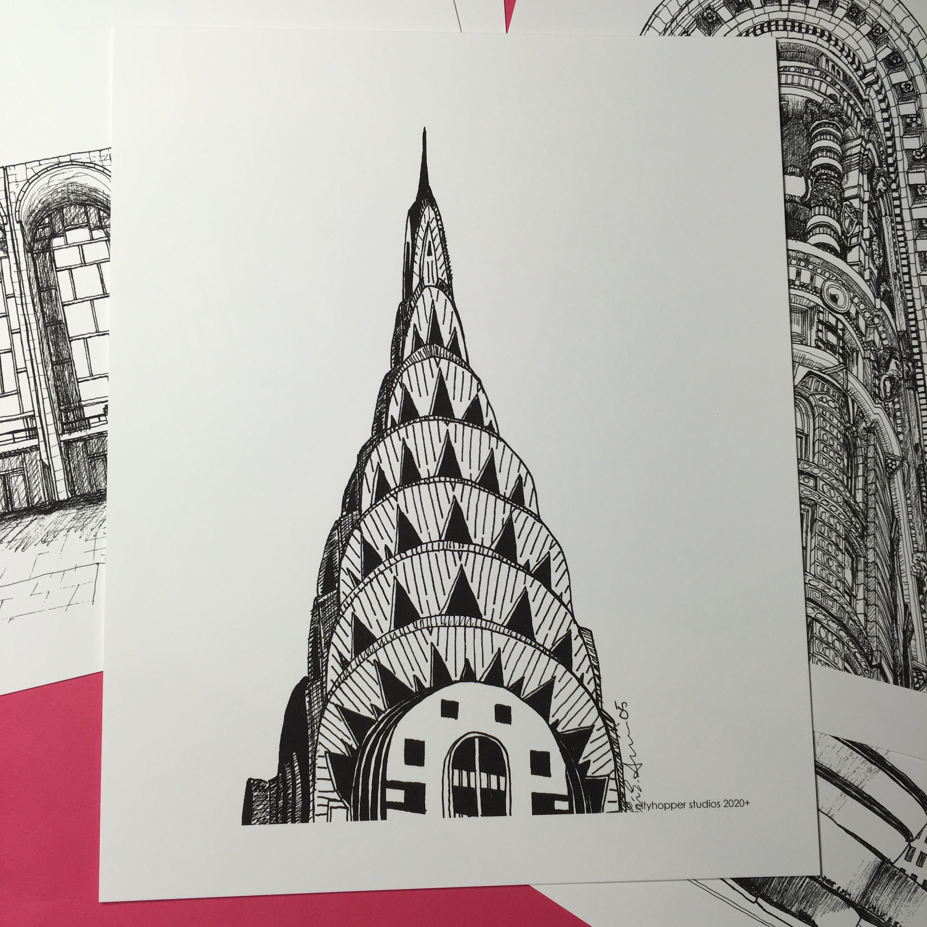 Chrysler Building Printable Wall Art New York City Wall Art - Etsy