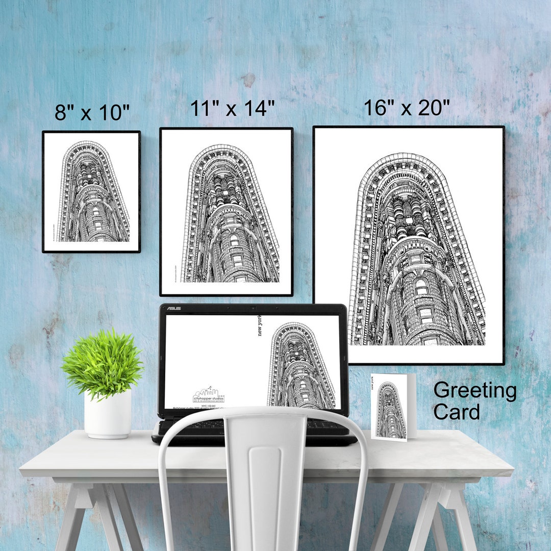 Flatiron Building Printable Wall Art, New York City Wall Art, Flatiron ...