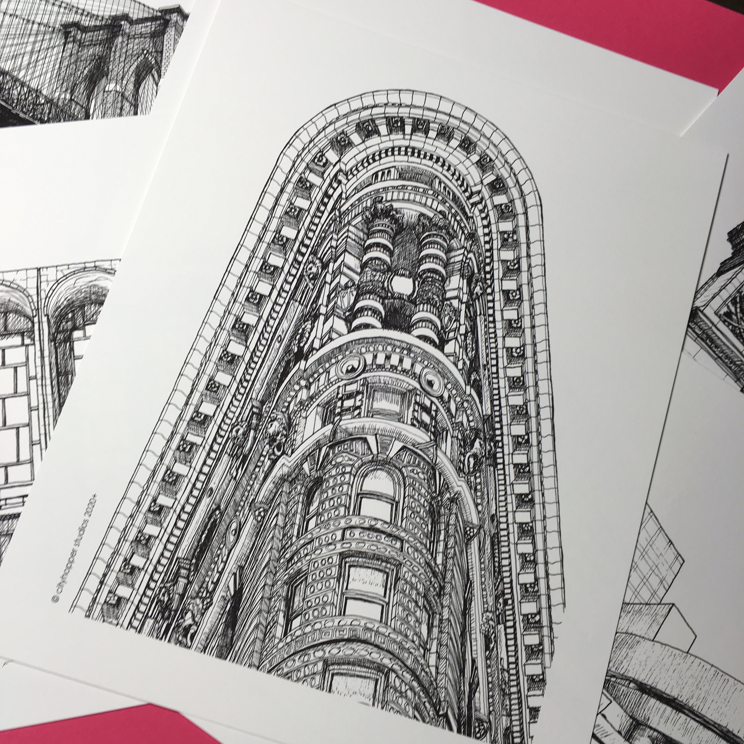 Flatiron Building Printable Wall Art New York City Wall Art - Etsy