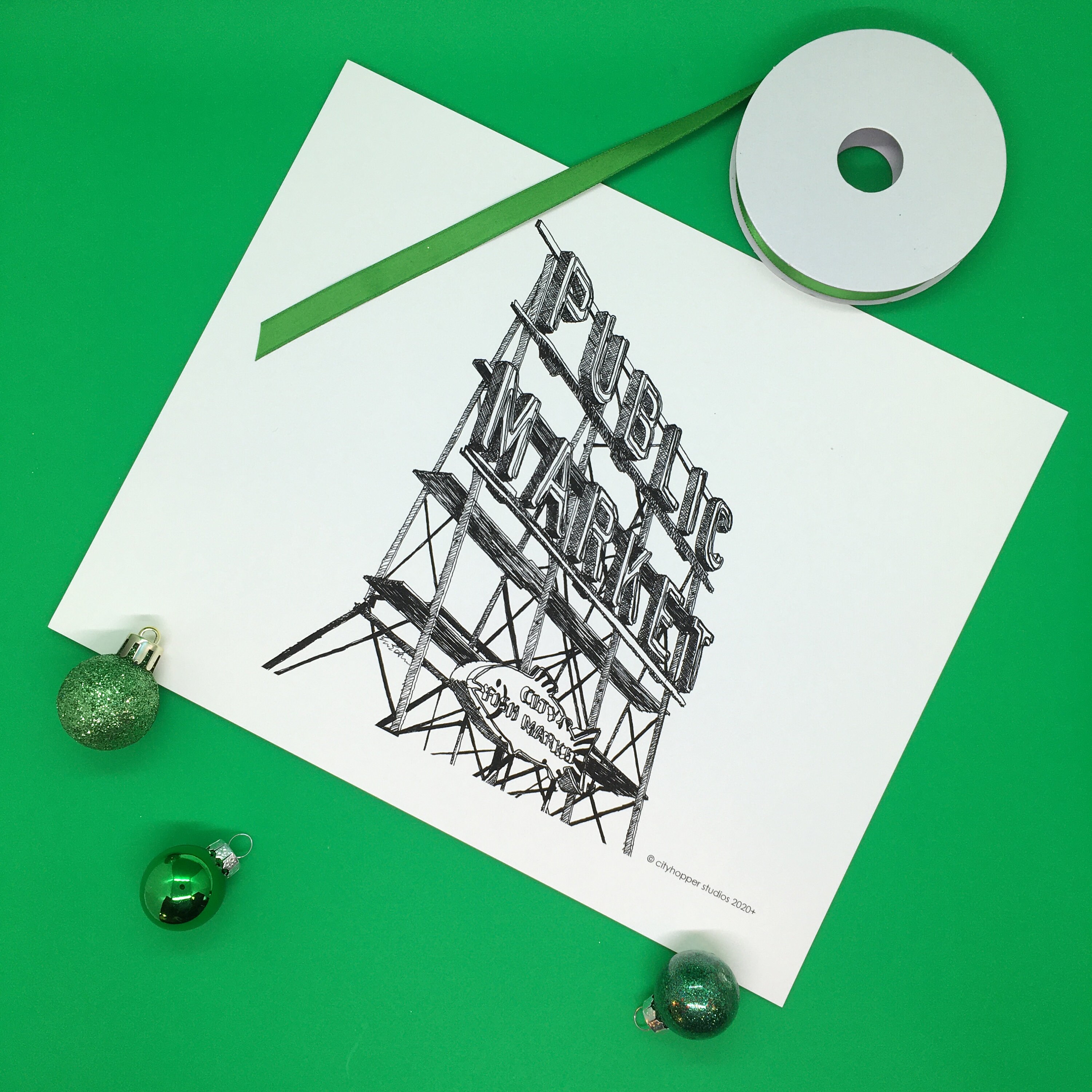 Printable Seattle Wall Art Bundle, Digital Seattle Landmarks Wall Decor ...