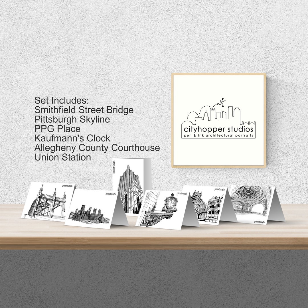 Printable Pittsburgh Greeting Card, Digital Pittsburgh Cards, Download ...