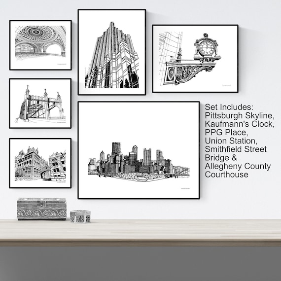 Printable Pittsburgh Wall Art Digital Pittsburgh Wall Art - Etsy