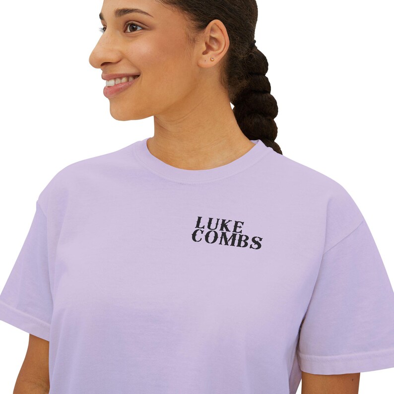 Luke Combs Comfort Colors Boxy Tee - Etsy