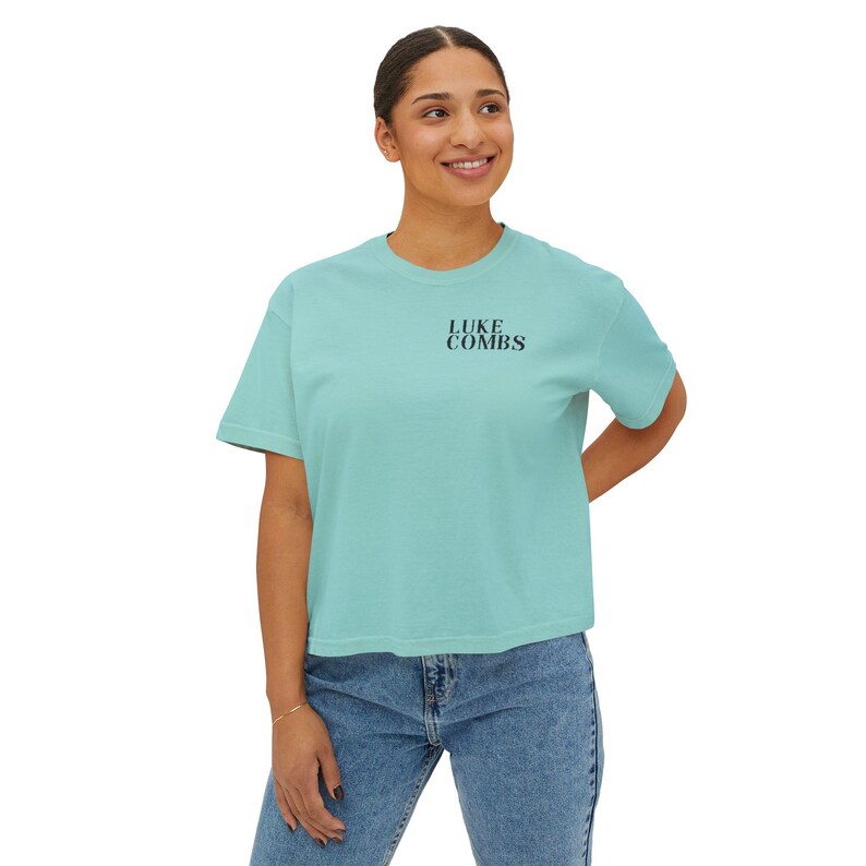 Luke Combs Comfort Colors Boxy Tee - Etsy