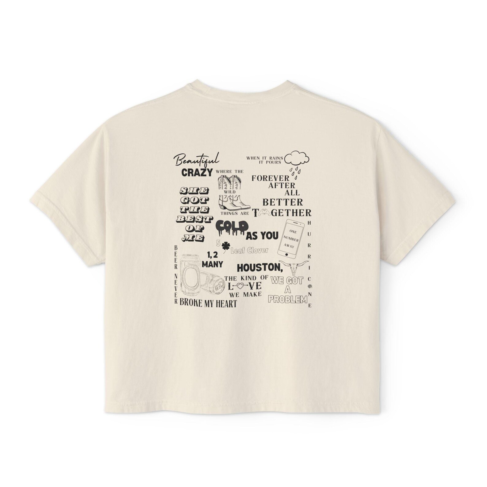 Luke Combs Comfort Colors Boxy Tee - Etsy