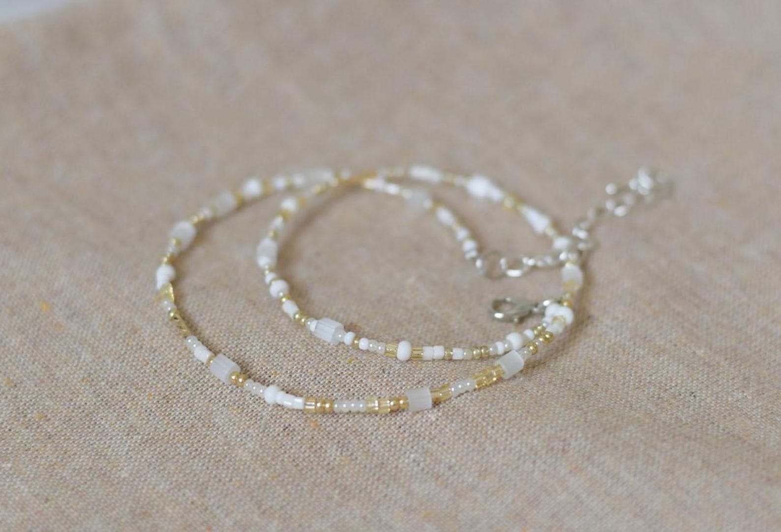 Assorted Gold Beaded Necklace, Chic, Trendy, Jewelry, Summer, Girly ...