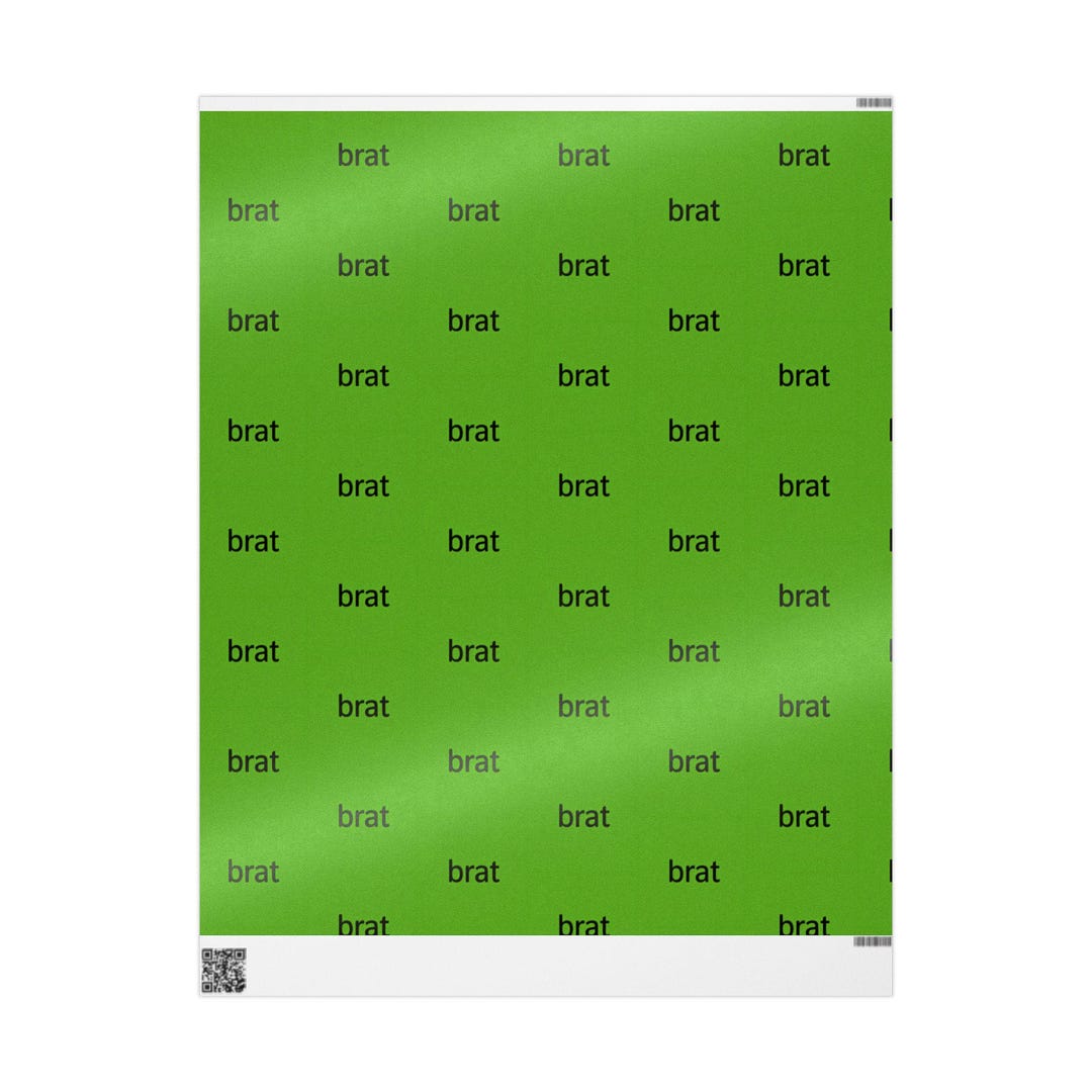Brat - Wrapping Papers - Etsy