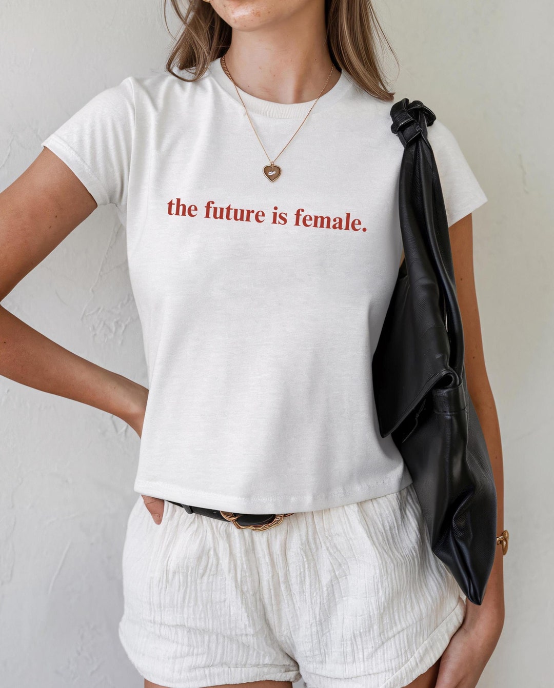 The Future is Female Baby Tee, Feminist Shirt, Girl Power Top, Graphic ...