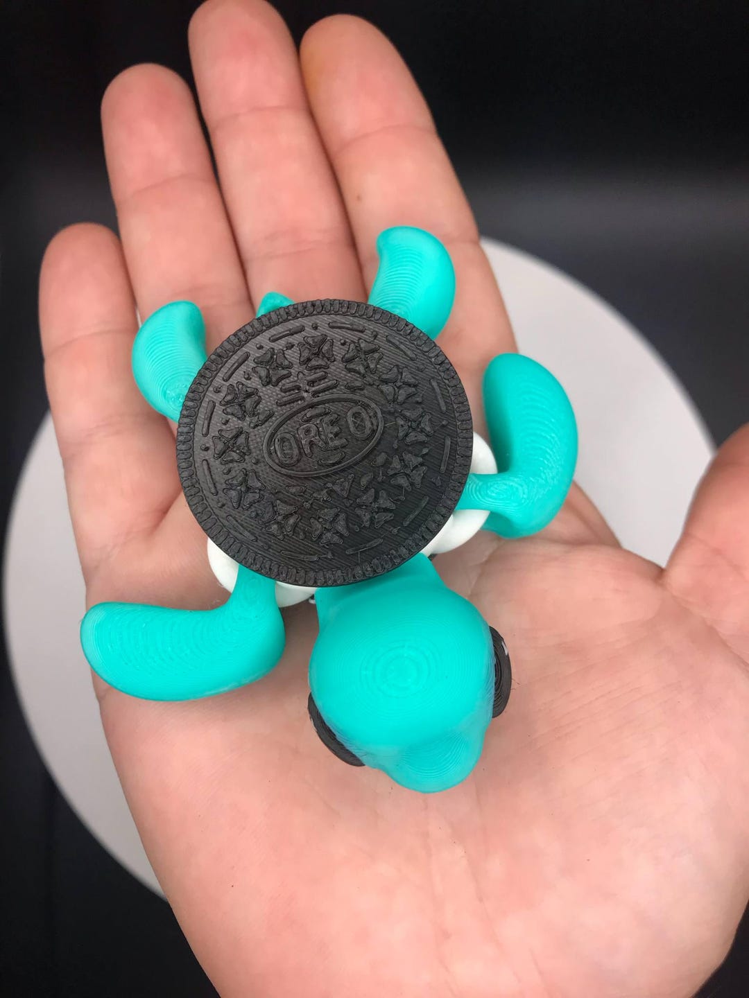 Biscuit Shell Flexi Turtle – 3D Printed Articulated Fidget, Unique ...
