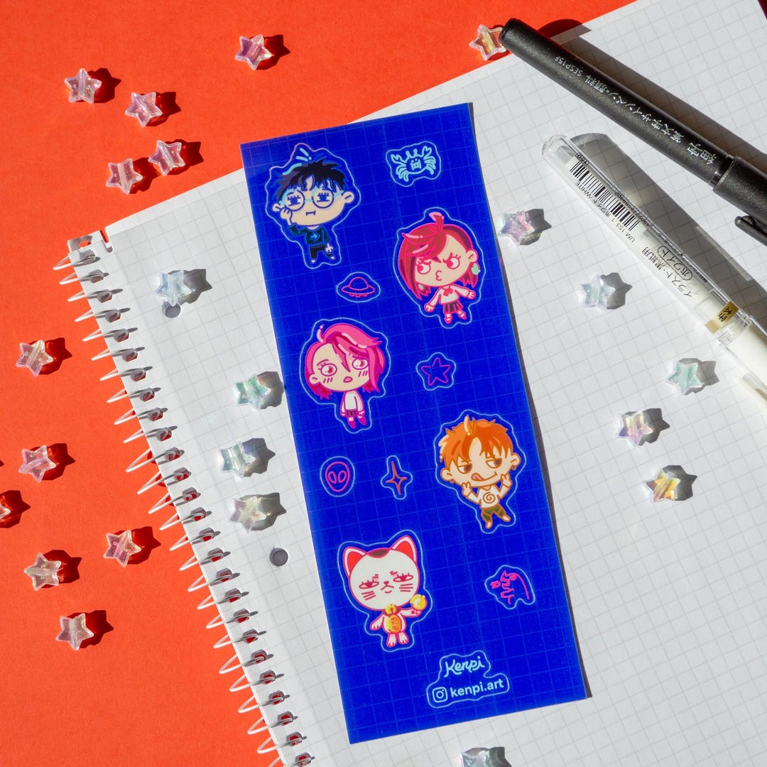 Dandadan Sticker Sheet - Etsy