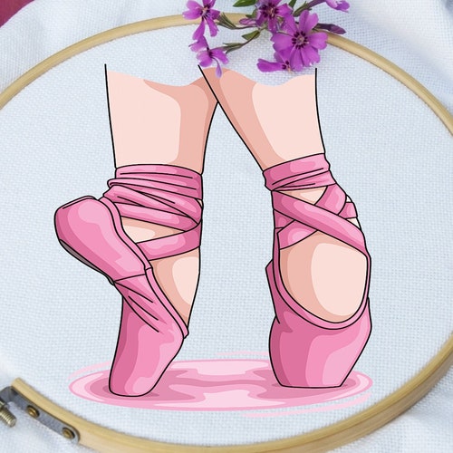 Ballet Hand Embroidery Pattern Pack - Etsy