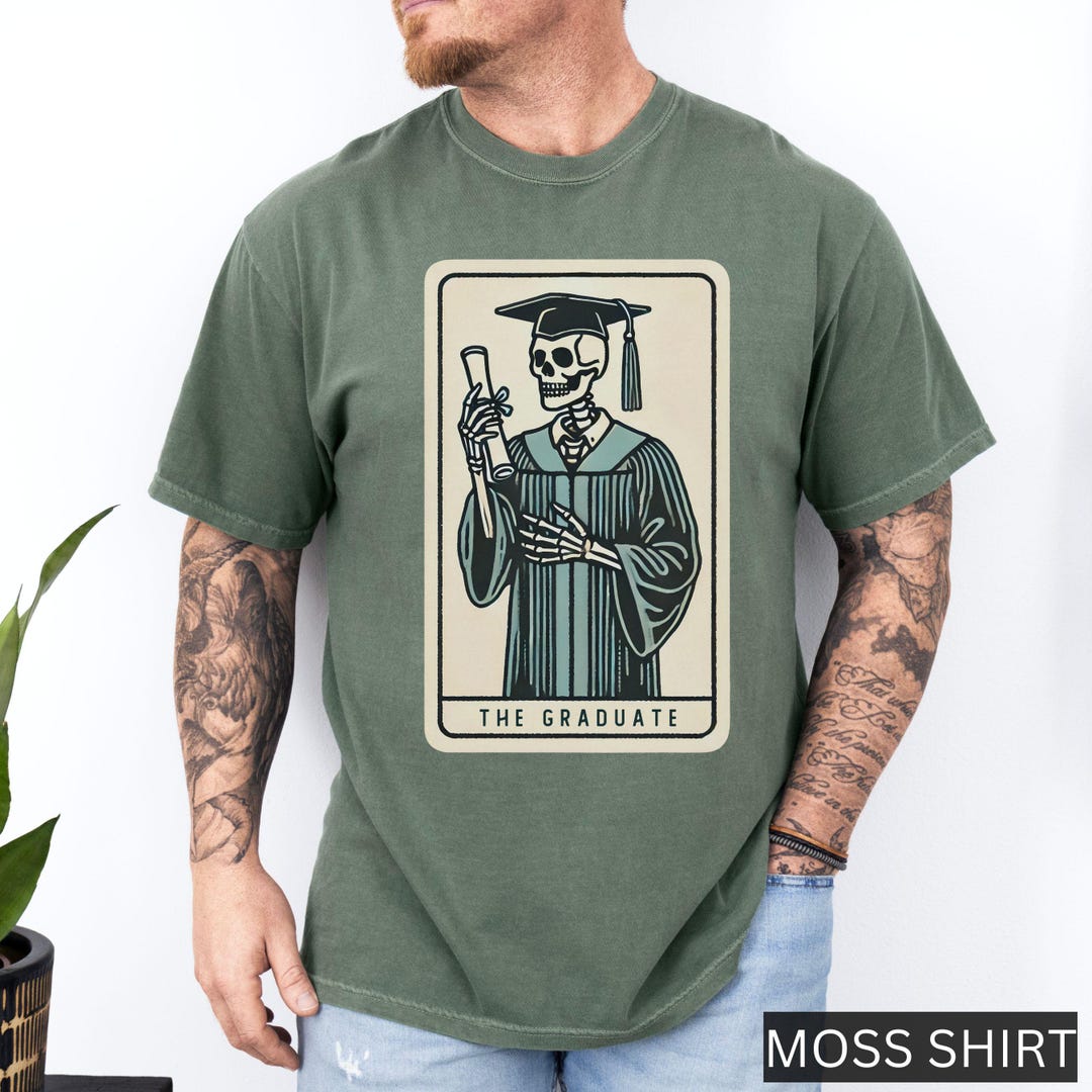 Personalized Funny College Graduation Gift, Skeleton Graduate Shirt ...