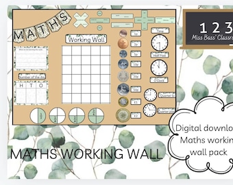 Maths Display/working Wall Pack - Etsy UK
