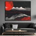 Japanese Descent Red Moon Digital and Printable, Ambient Red Moon ...