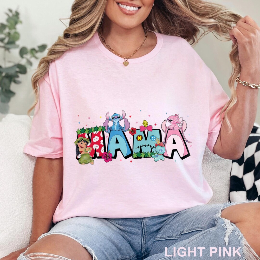 Stitch and Lilo Mama Shirt, Disney Mama Shirt, Disneyland Mom Shirt ...