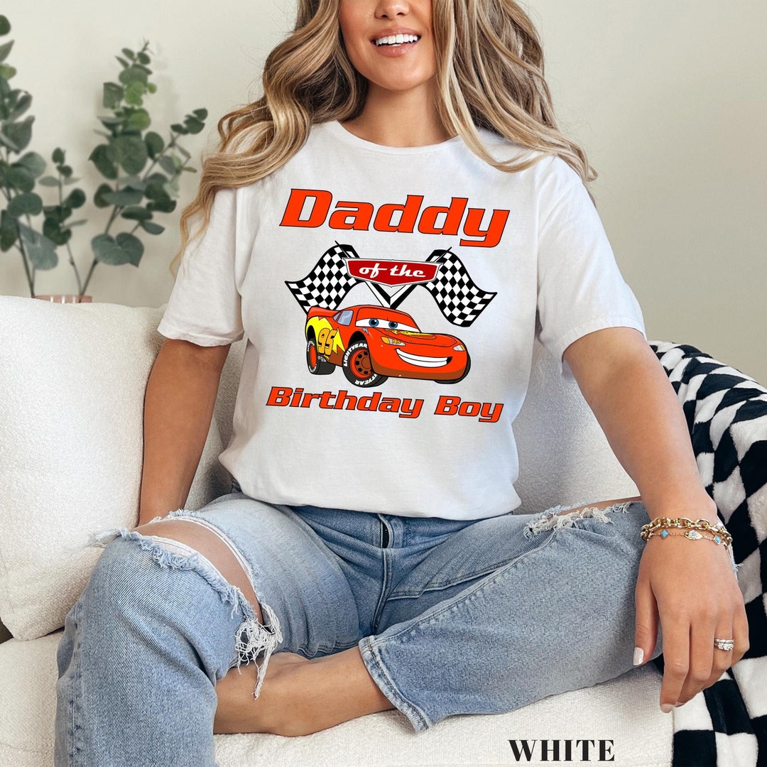 Custom Cars Birthday Shirt, Comfort Colors Pixar Shirt, Matching Family ...
