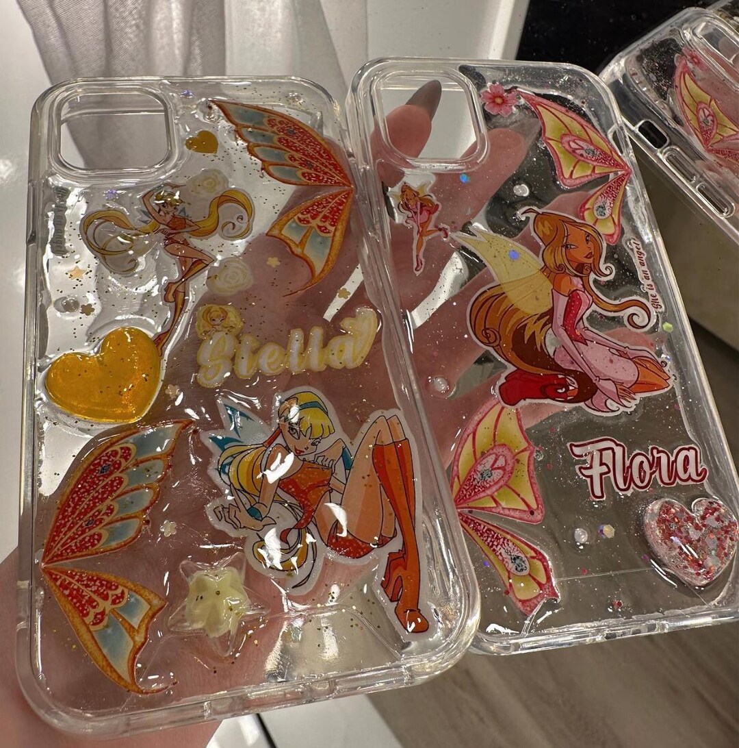 Stella and Flora Winx iPhone Case: Handmade 3D Butterfly Phone Case - Etsy