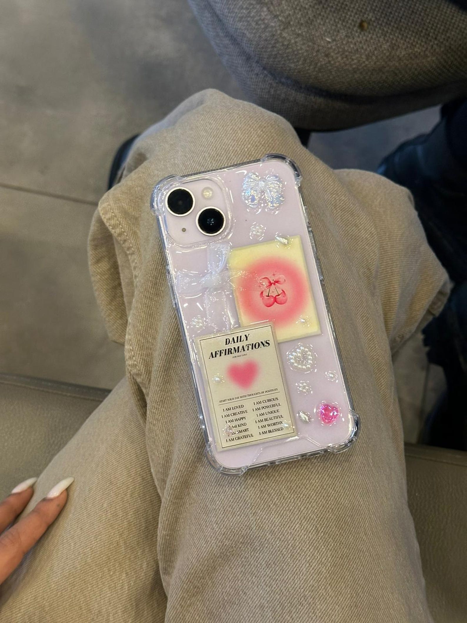 Affirmations, 3d Phone Case, Coquette Case, Cute Case, Butterfly Case ...
