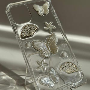 Pearl Softie, 3d Phone Case, Coquette, Cute Case, Butterfly Case, Phone ...