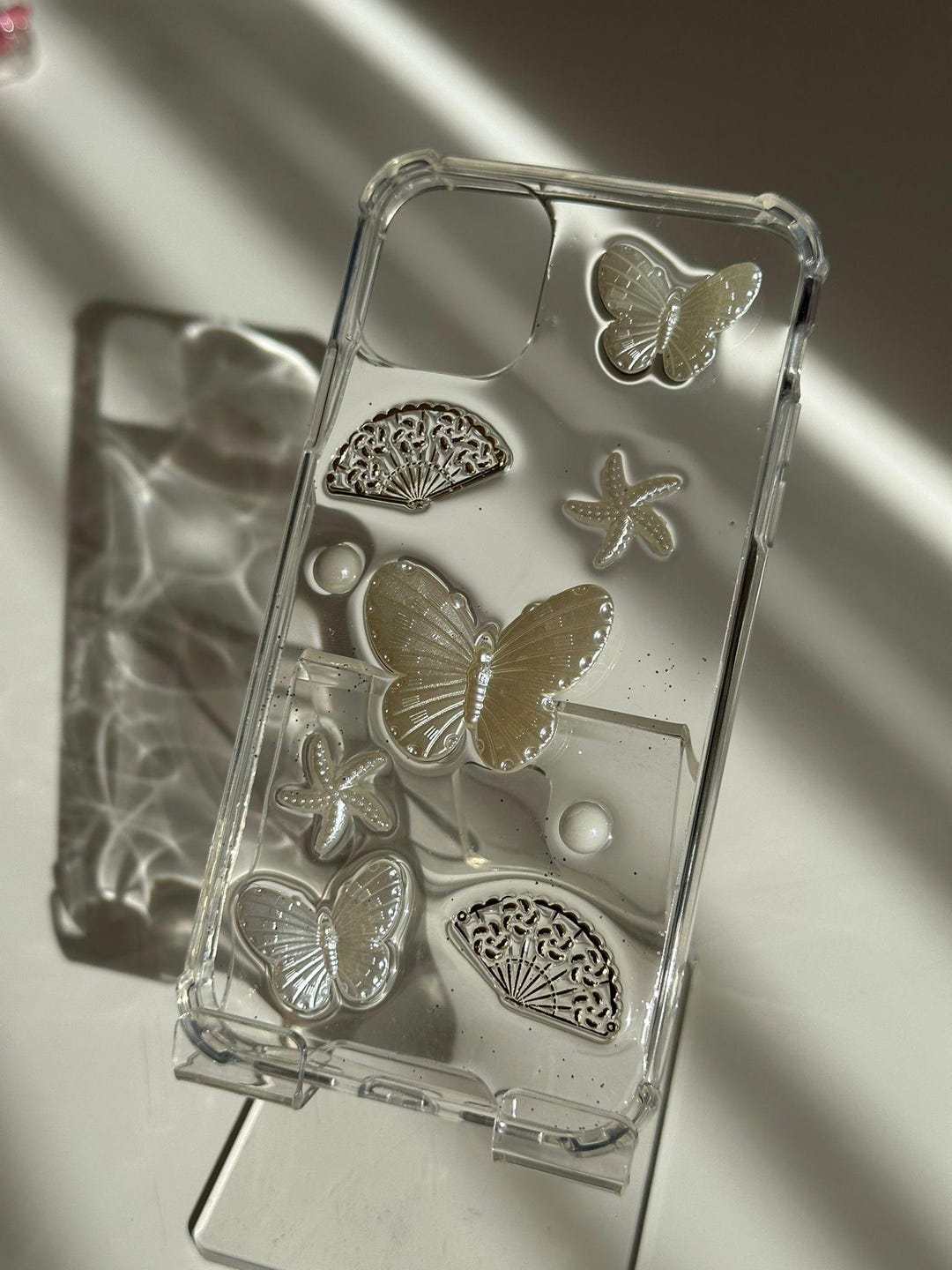 Pearl Softie, 3d Phone Case, Coquette, Cute Case, Butterfly Case, Phone ...