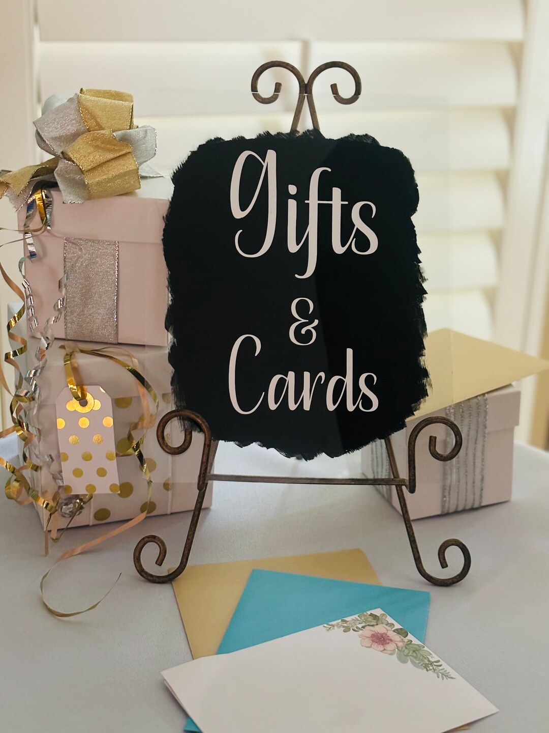 Cards and Gifts Table Sign: Acrylic Wedding, Birthday, Shower Decor - Etsy