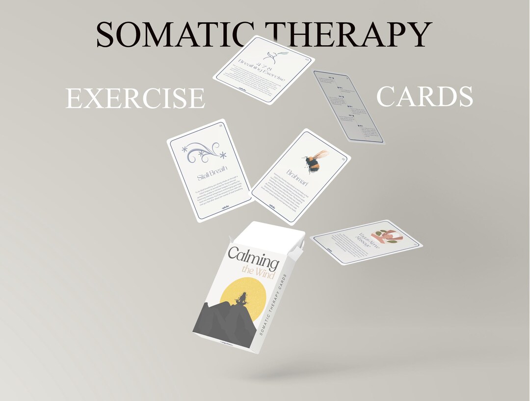 Printable Somatic Exercise Cards | Calming Strategies for Stress Relief ...