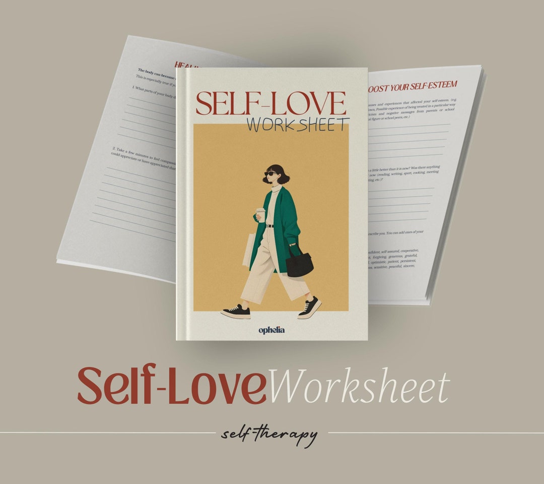 Self-love Worksheet | Self Therapy | Self-care Toolkit | Printable ...