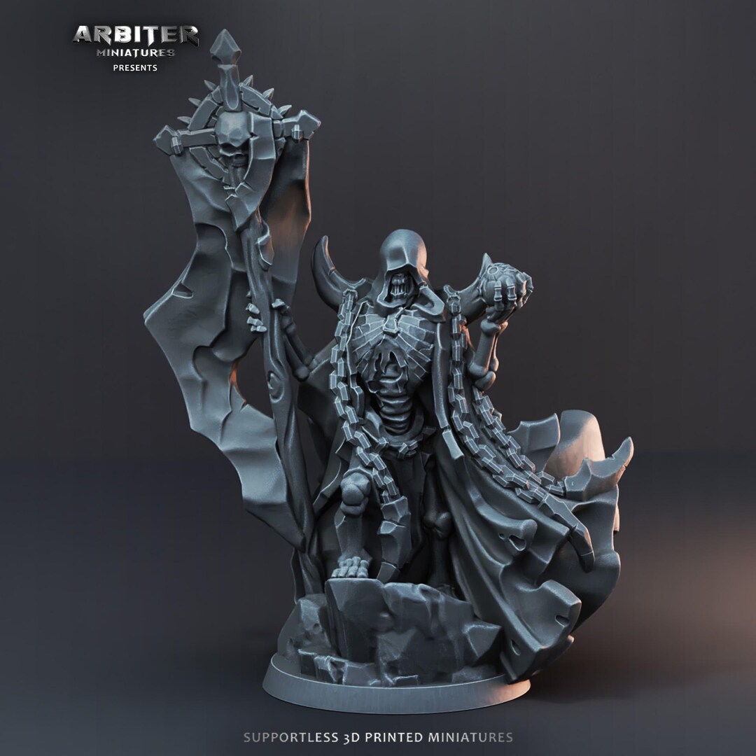 Legion of the Undead Lich Seer Skeleton Necromancer Wizard D&D ...