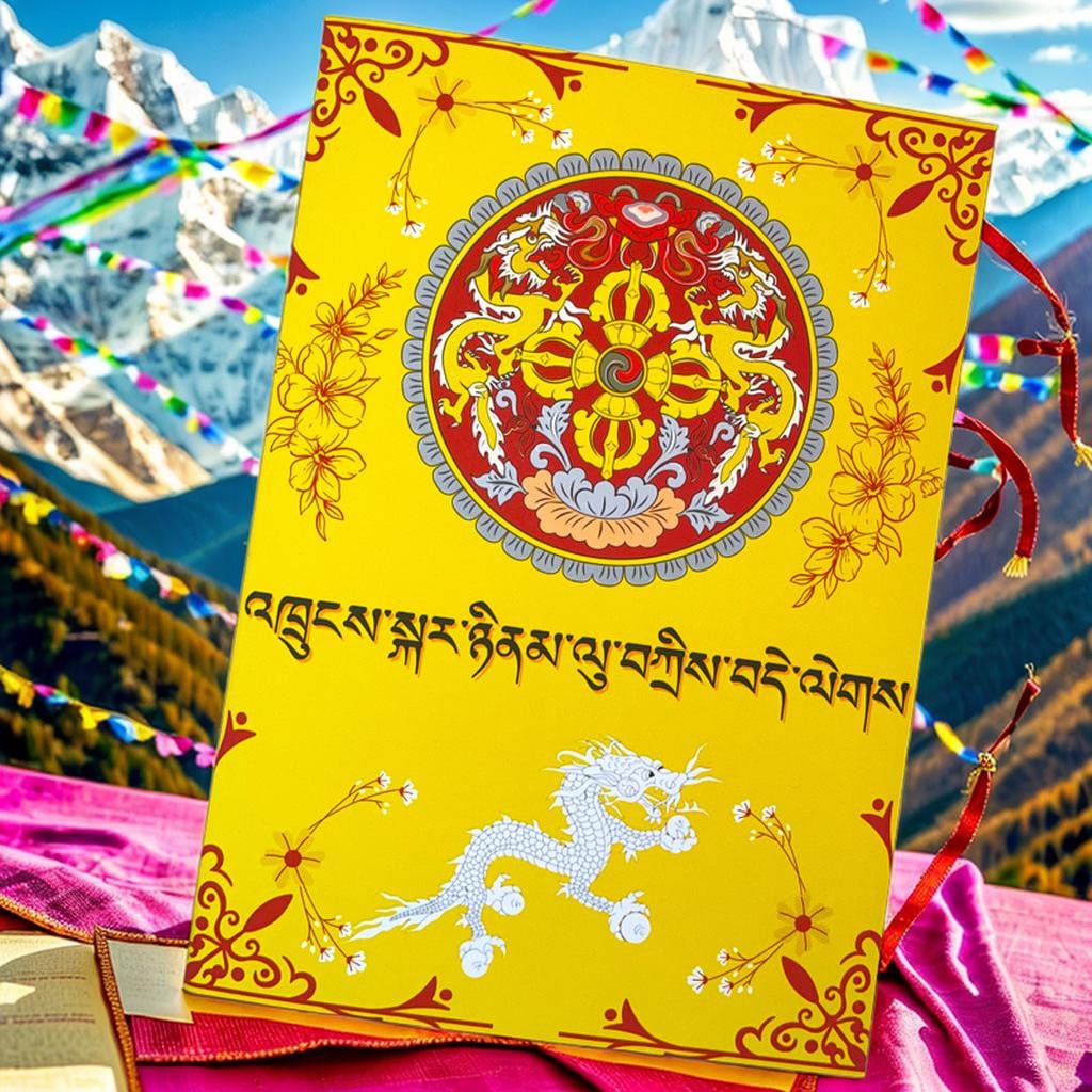 Happy Birthday Card in Dzongkha - Bhutanese Language - Etsy
