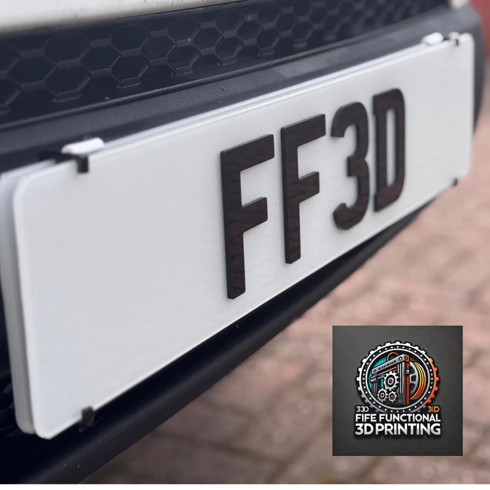 Front & Back Number Plate Show Plate Hanger / Holder - Car Sales ...