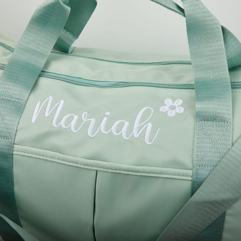 Personalised Duffle Bag, Custom Embroidered Gym Bag Luggage, Overnight ...