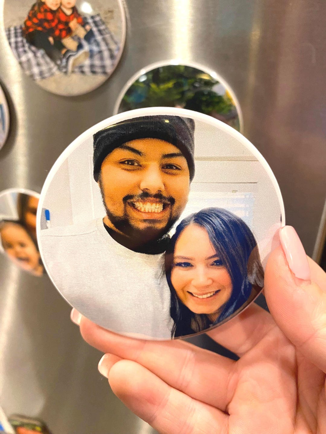 Custom Photo Magnets 3 Inch Round - Etsy