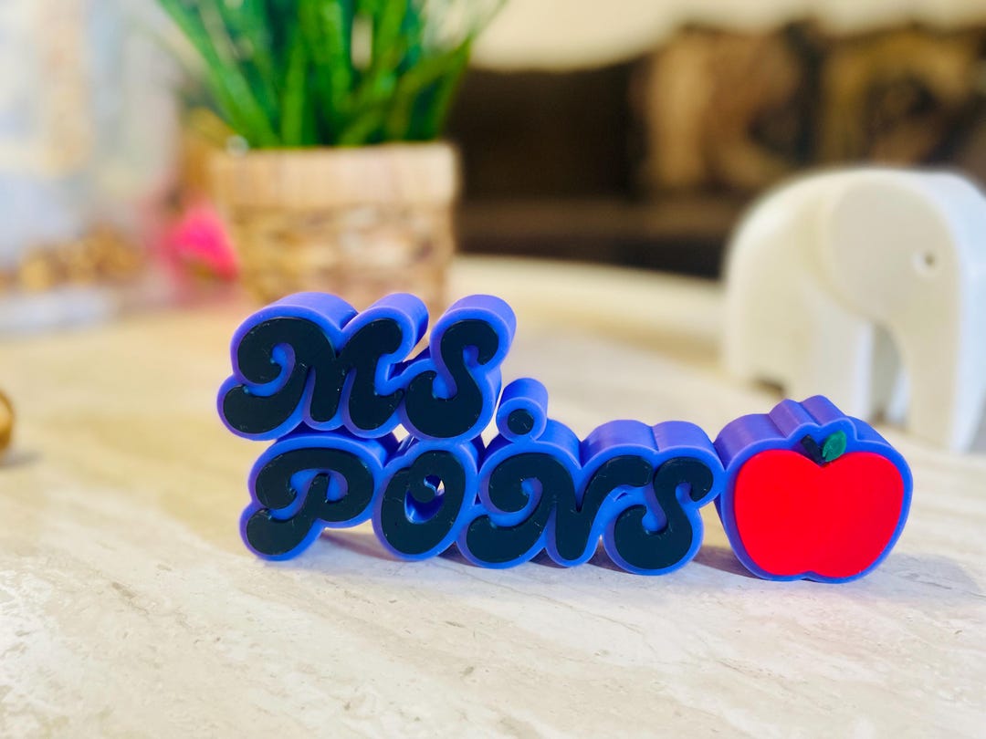 Personalized Desk Name Plate, Desk Sign, Desk Name Plate, Coworker Desk ...