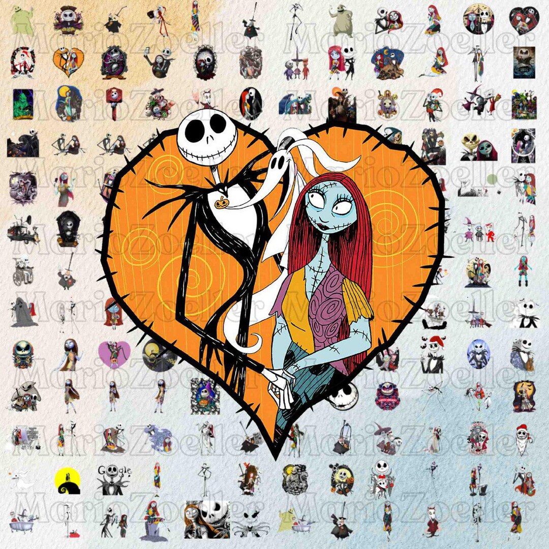 Jack and Sally Png, Nightmare Before Png, Mega Jack Skellington Png ...