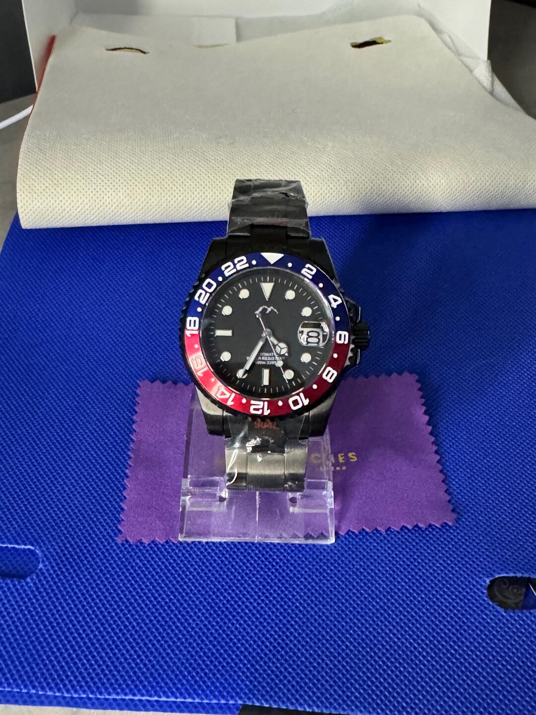 Seiko Custom Sub Marine Pepsimaster Mod Watch NH35 Automatic - Etsy