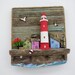 Handcrafted Wooden Lighthouse Key Holder Rustic Coastal Decor - Etsy