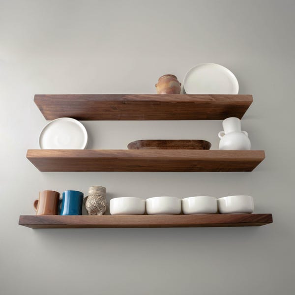 Walnut Shelf - Etsy