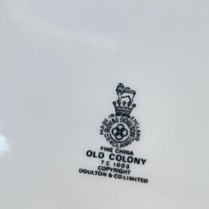 Old Colony Plate - Etsy