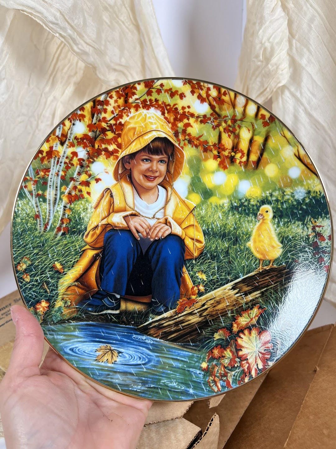 Vintage 1987 the Hamilton Collection Plates by Higgins Bond. nicholas ...